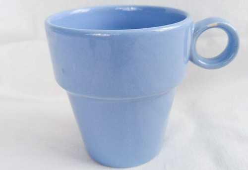 Чашка кружка голубая Икея 14667