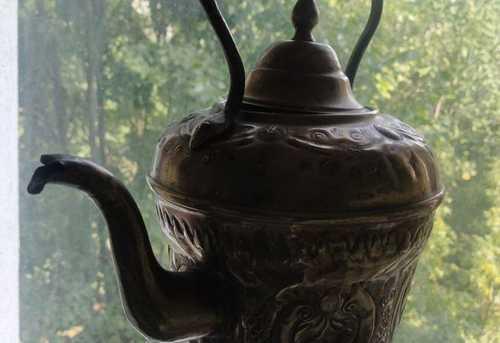 Антиквар.чайник на жаровне начало хх век (Самовар)