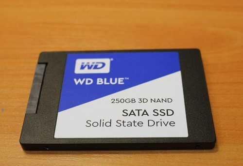 SSD накопитель WD Blue 250Гб 2,5" SATA