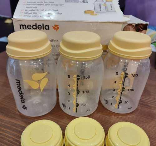 Бутылочки для кормления medela и смартсоска calma