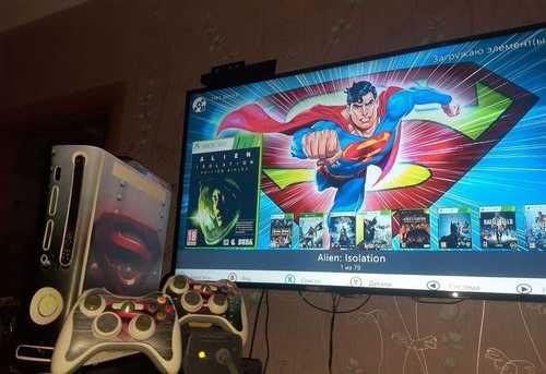 Xbox 360 Super-Man Edition +76 игр