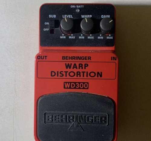 Гитарная педаль Behringer Warp Distortion WD300