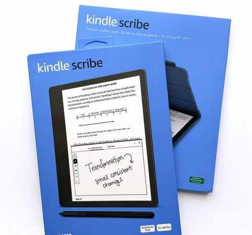 Kindle Scribe Premium Pen 16GB +кейс кожа оригинал