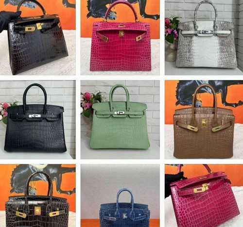 Сумка hermes крокодил