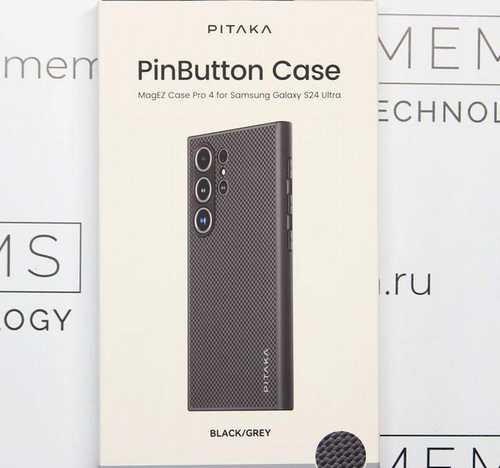 Чехол pitaka MagEZ Case Pro 4 Samsung Galaxy S24 Ultra (Black)