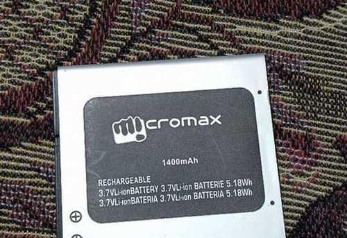 Аккумулятор micromax Q326