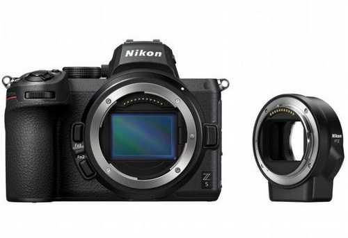 Фотоаппарат Nikon Z 5 Body black+FTZll Adapter Kit