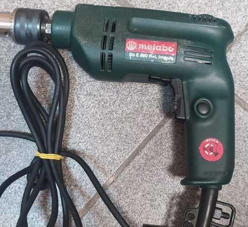 Дрель ударная Metabo SBE 600 R+L Impuls 0094/998