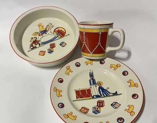 Tiffany&co набор детской посуды Чашка тарелки