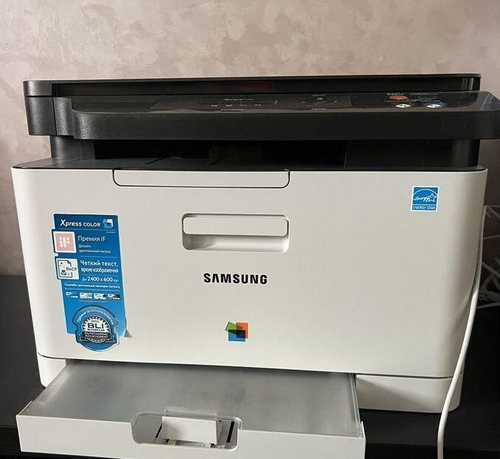 Принтер со сканером цветной samsung xpress c480