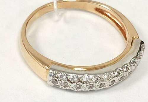 Золотое кольцо 19,5 размер 585 проба