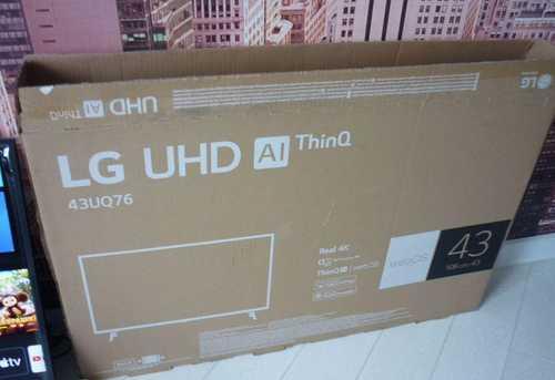 Новый UHD 4K SmartTV LG 43UQ76003 c Magic-пультом