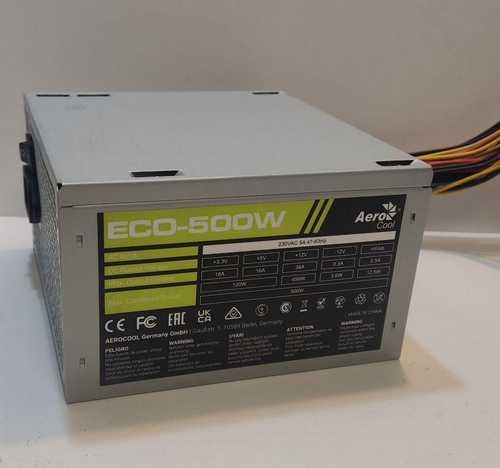 Блок питания 500w Aerocool ECO