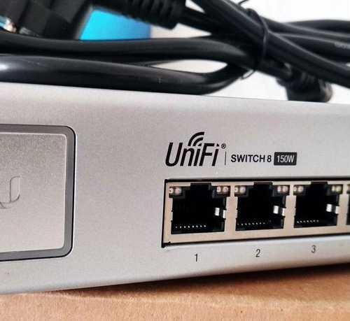 Коммутатор Ubiquiti Unifi 8 150W (US-8-150W )