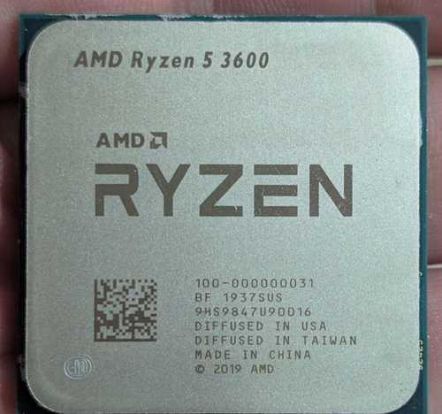 Процессор amd ryzen 5 3600