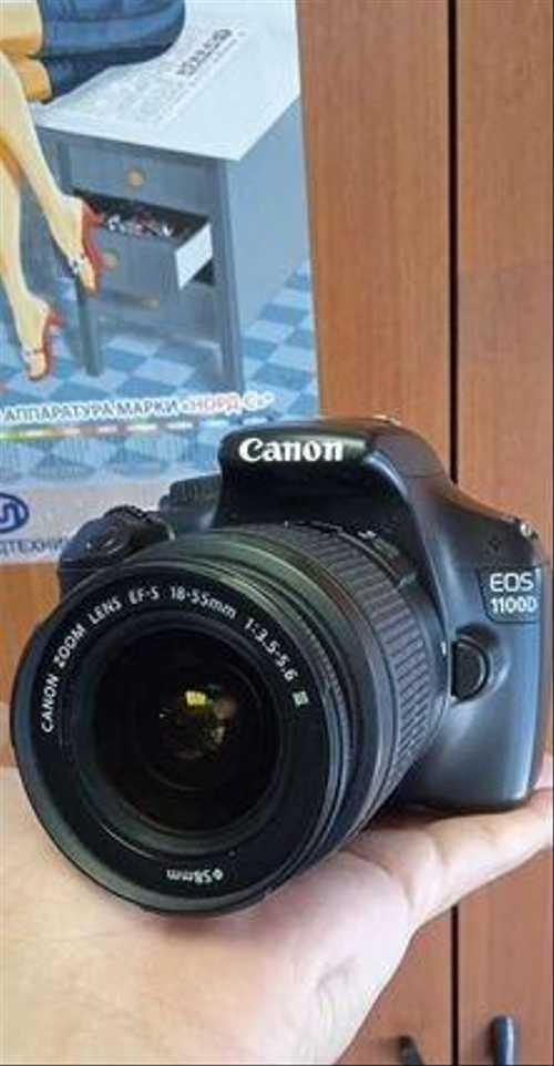 Зеркальный фотоаппарат canon 1100d + 18-55 III