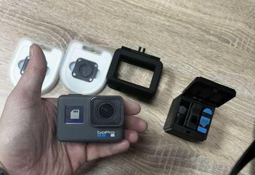 Камера GoPro Hero 6 black + 2 акб и док станция