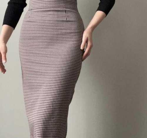 Новая юбка карандаш с биркой Zara офис