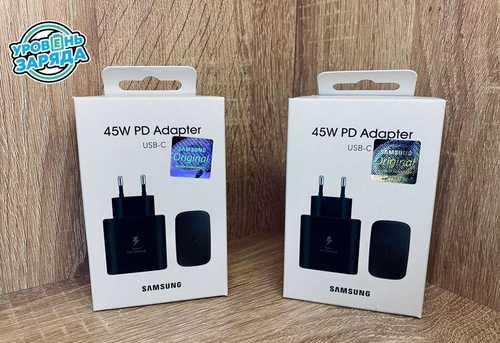 Блок быстрой зарядки Samsung 45w чёрный