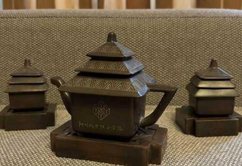 Чайный сервиз китайский из глины
