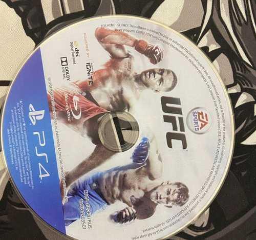 Диски на ps4 ufc EA sports