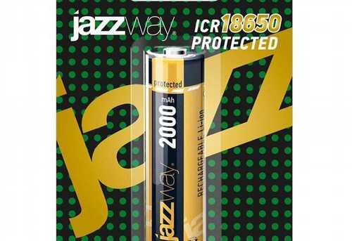Аккумулятор jazzway Li-Ion 18650 2000 мАч с защито