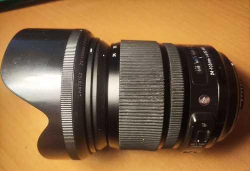 Объектив sigma 24-105 art F4 для Nikon