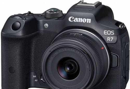Фотоаппарат Canon EOS R7 Kit RF-S 18-45mm
