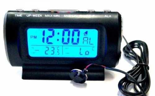 Часы-термометр с выносным датчиком KS-782