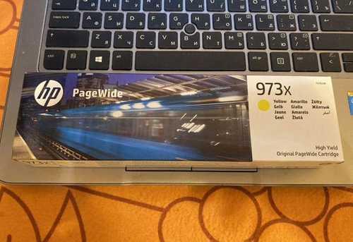 Картридж HP 973x желтый малдента оригинал