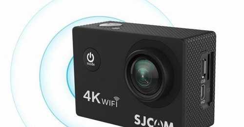 Экшн-камера sjcam SJ4000 AIR 4K + 4-кратный зум