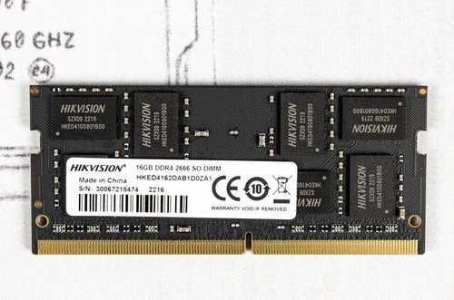 Оперативная память sodimm DDR4 Hikvision 16Gb