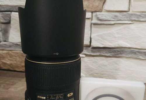 Объектив Nikon 105 mm f/2.8G IF-ED AF-S VR Micro