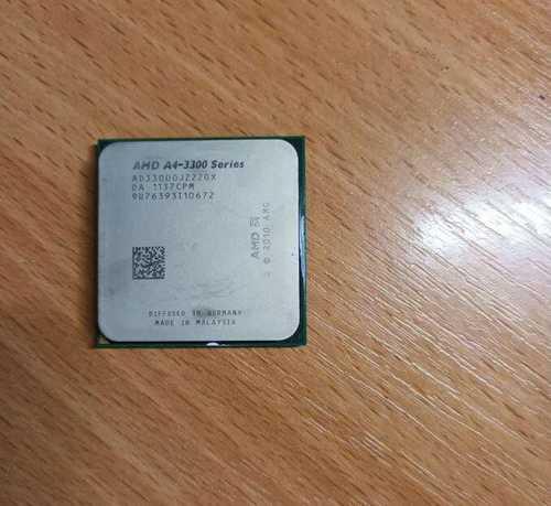 Процессор AMD A4-3300 Series и A6-3600 Series