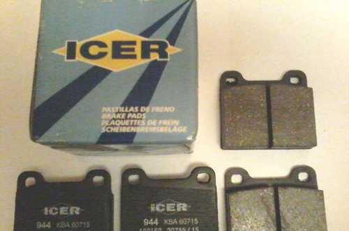Колодки тормозные дисковые, комплект. icer 1801
