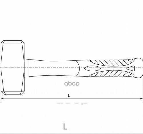 Кувалда с фиберглассовой рукояткой 2 кг. PSH002