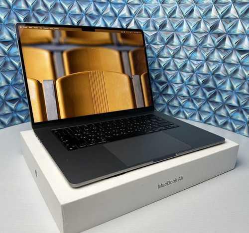 MacBook Air 15 2024 M3/16/512Gb Gray, 40 циклов
