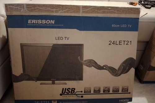 Телевизор новый Erisson 24LET21 60 см
