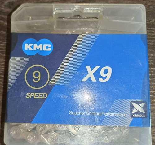 Цепь KMC x9 новая