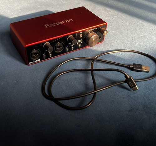 Звуковая карта focusrite scarlett 2i2 3rd gen