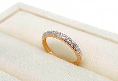 Золотое кольцо с бриллиантами 585пр. размер: 16,5