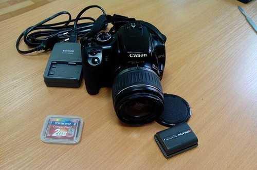 Фотоаппарат Canon 400D kit + акб, сумка