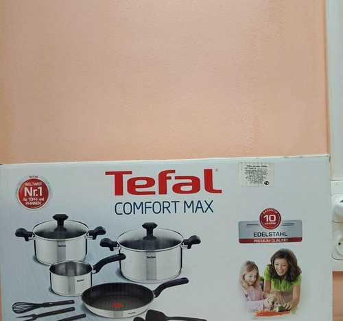 Набор посуды Tefal Max C943SB34 без сковородки бу