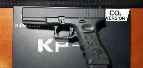 KJ Works KP-17 CO2 Glock 17 страйкбольный