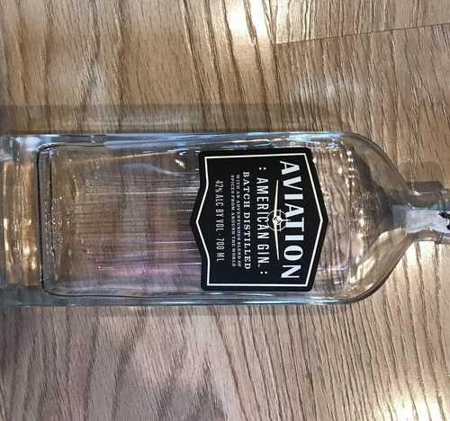 Бутылка пустая aviation american gin джин