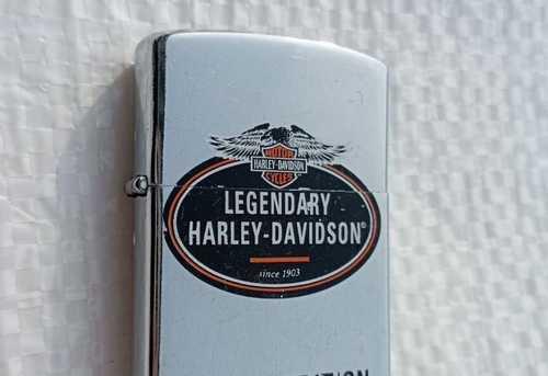 Зажигалка legendary harley-davidson. star since