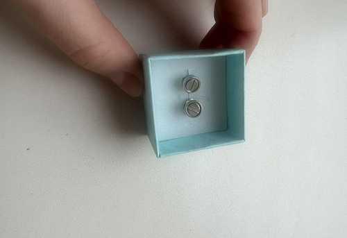 Пусеты cartier
