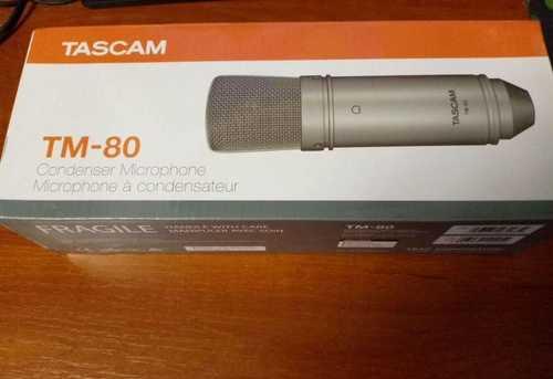 Tascam TM-80 Микрофон студийный. Комплект