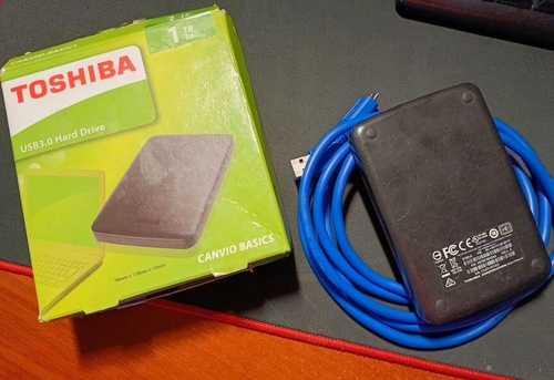 Внешний HDD 1Tb Toshiba Canvio Basics