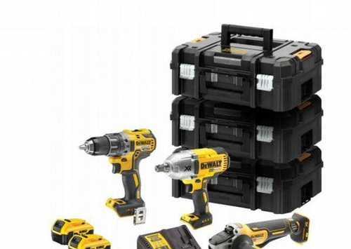 Комплект DeWalt 18 В DCD791 + DCG406 + DCF899HN 3x